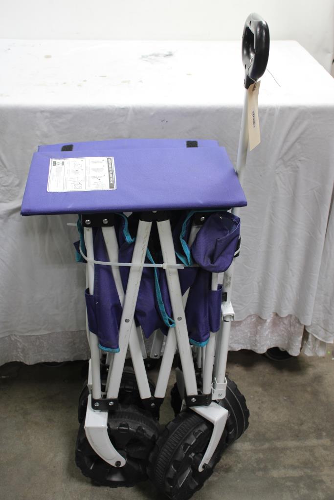 Collapsible Wagon Cart, Purple | Property Room