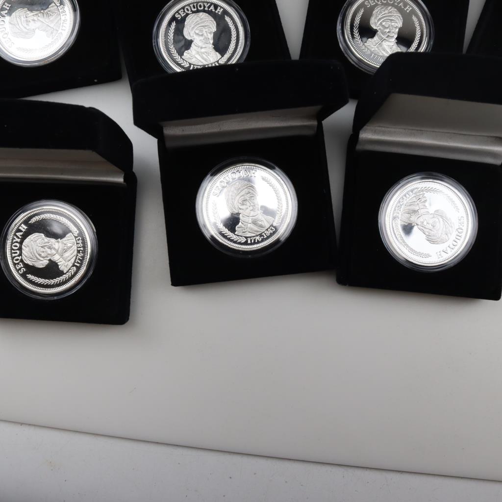 Collectible Rounds, Sequoyah - Creator Of The Cherokee Alphabet ...