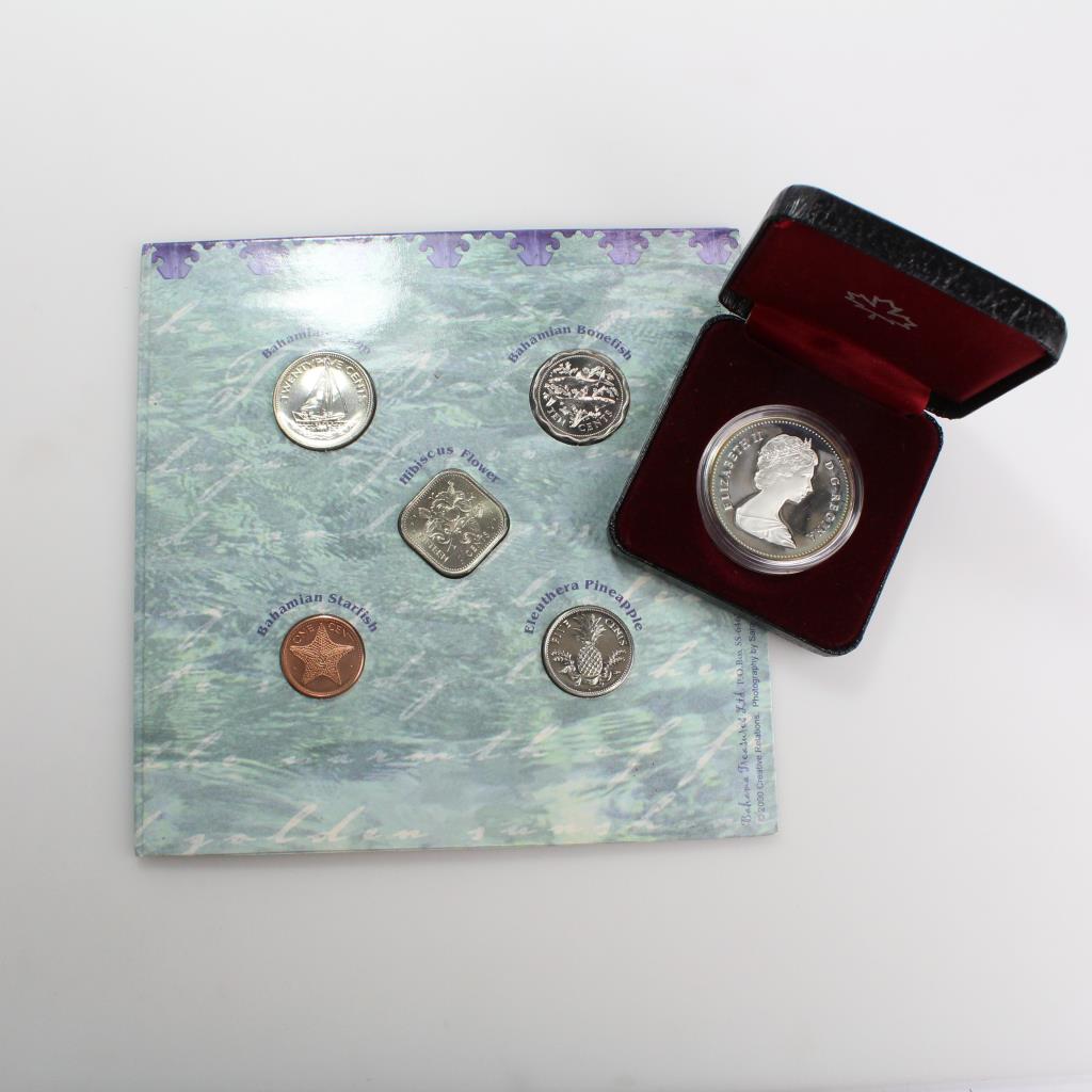 Collection Of Bahamian Coins And Regina Canadian Dollar Coin | Property ...