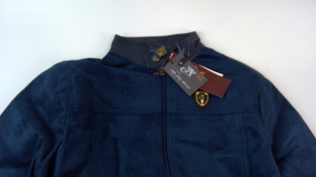 Collezioni Blue Leather Jacket | Property Room