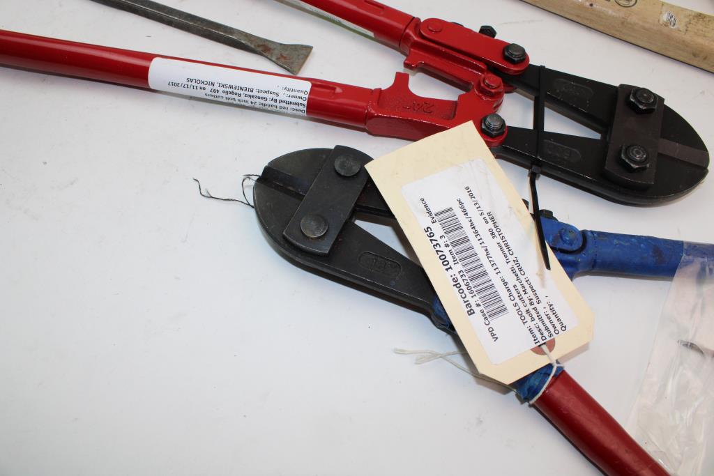 Collins Axe Axe, Bolt Cutters, & More Assorted Tools; 7 Pieces ...