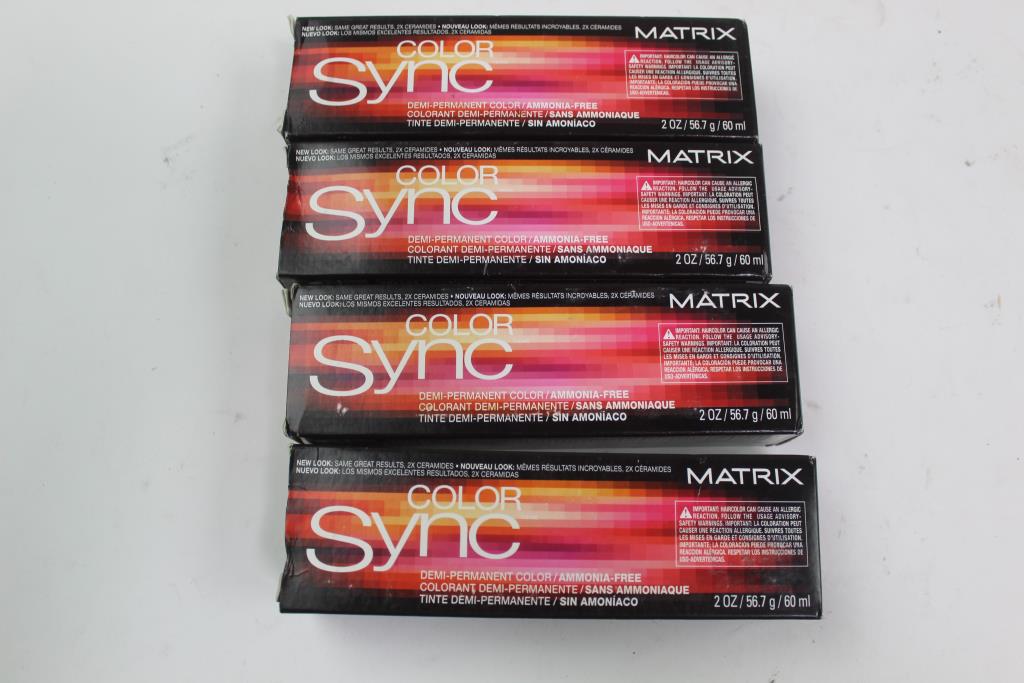 Color Sync Demi-Permanent Matrix Haircolor: 4 Items | Property Room