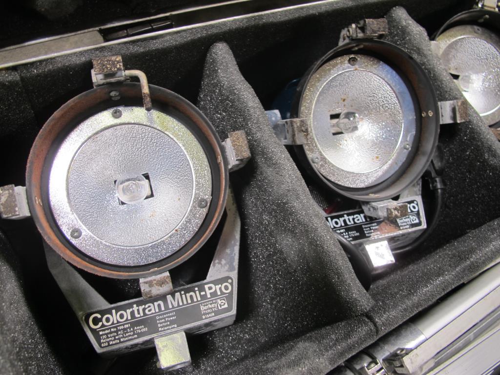 Colortran Mini-Pro Lamps And Stands: 3 Lamps | Property Room