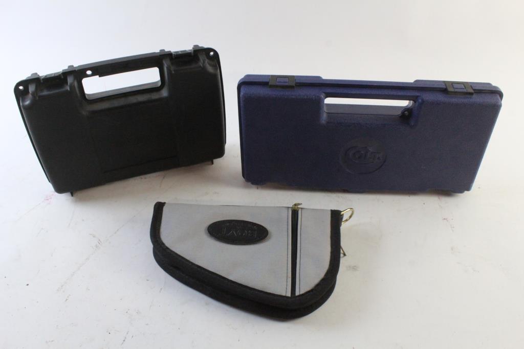 Colt And Other Handgun Cases, 3 Pieces | Property Room
