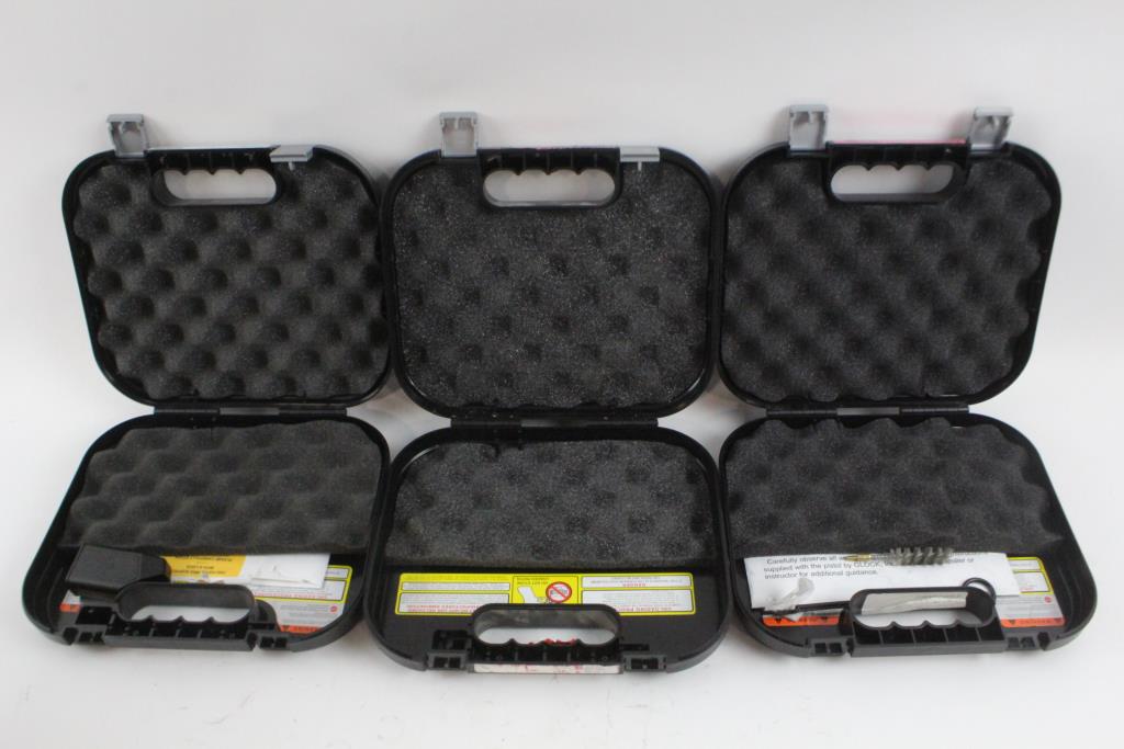 Colt & Glock Single Handgun Hard Cases, 4 Pieces | Property Room