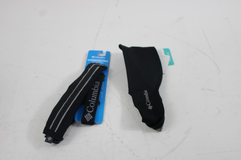 Columbia Mini Headlamp, Expandable Belt, Gloves And More 6 Pieces ...