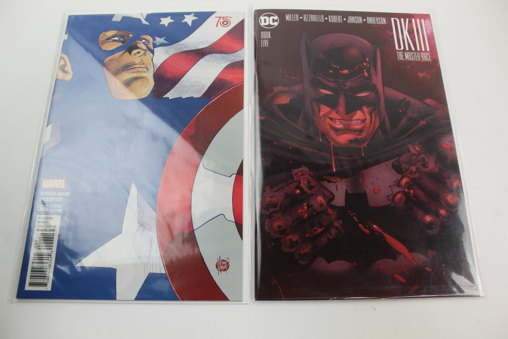 Comics: Dark Knight, Wolverine, Shanna, Sky Doll, Spiderman Deadpool: 5 ...