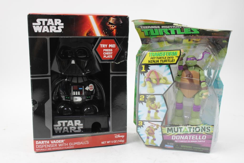 Commemorative Stamps, Star Wars, Turtles Figures, 8 Pieces | Property Room