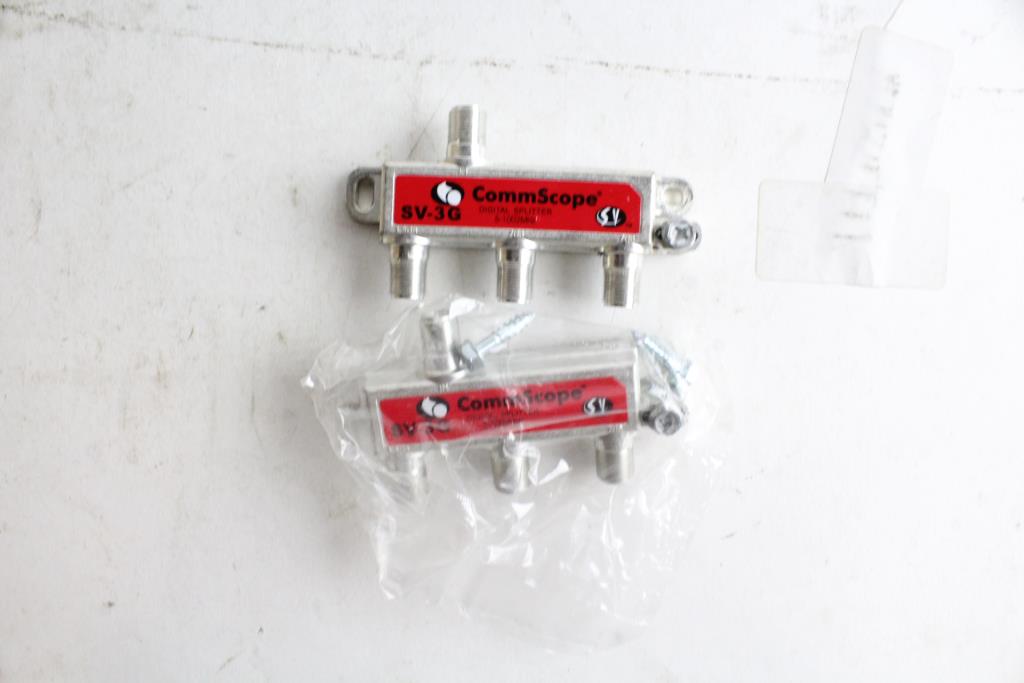 CommScope Digital Splitters For Coaxial Cable, 20+ Pieces | Property Room