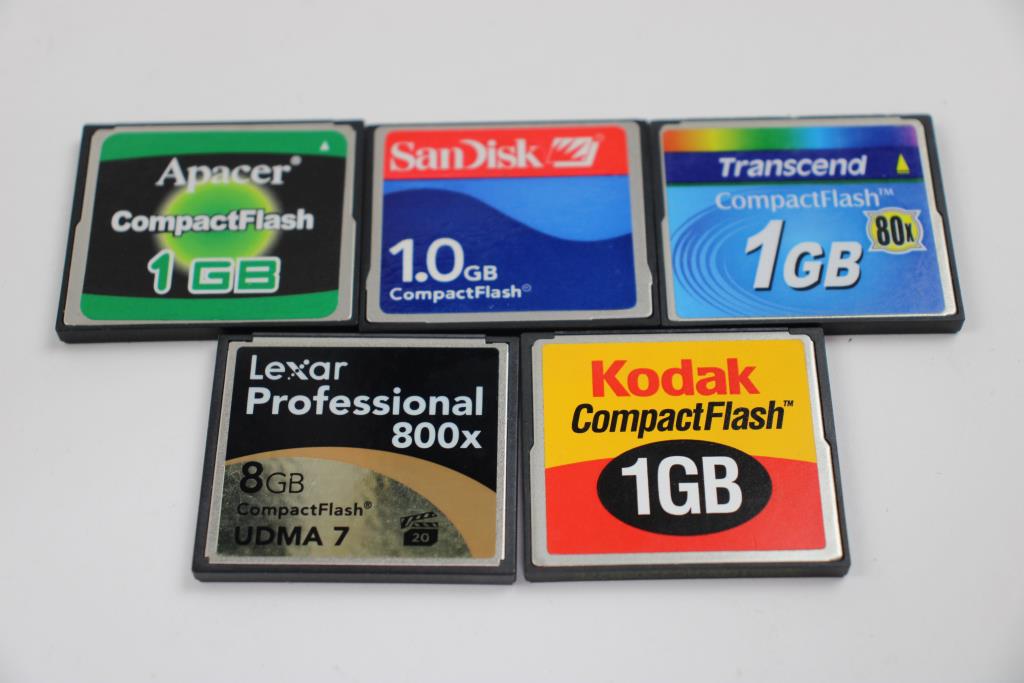 CompactFlash Memory Cards, 10 Pieces | Property Room