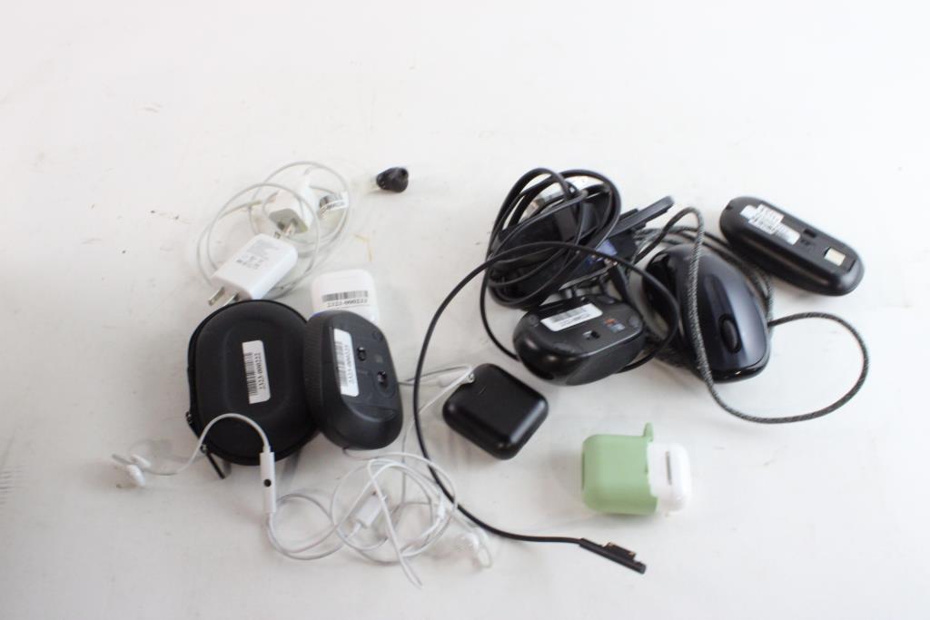 Computer Mice, Airpod Cases & More, 5+ Pieces | Property Room