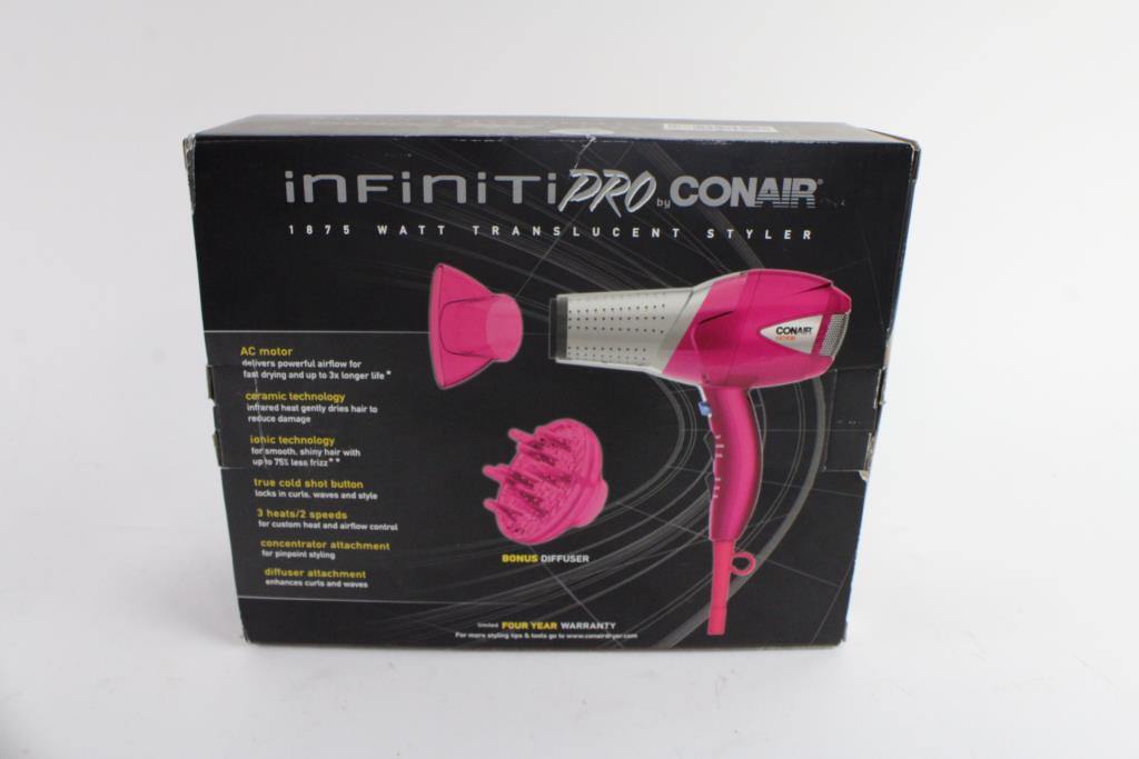 Conair Infinity Pro Translucent Styler | Property Room