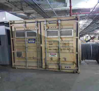 Conex Container With Temporary Switchgear | Property Room