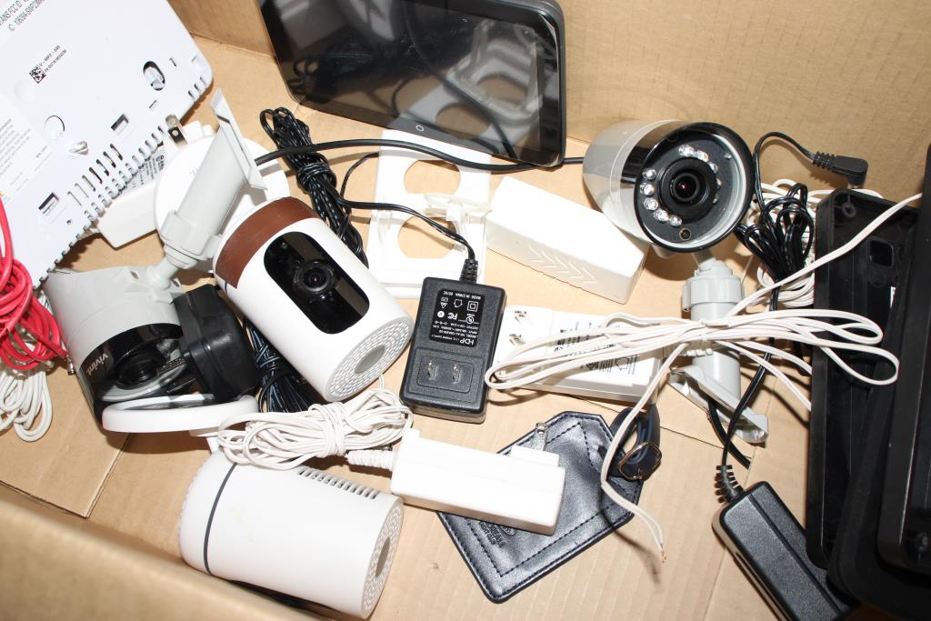 Control Panels , Security Cameras And Power Adaptors | Property Room