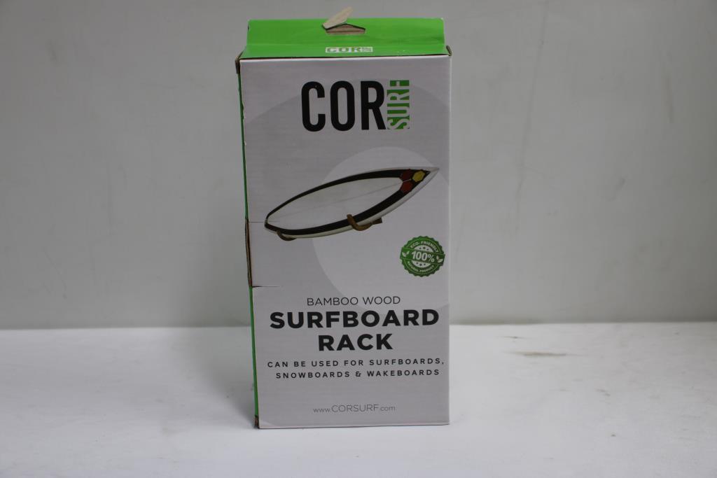 Cor Surf Bamboo Wood Surboard Rack | Property Room