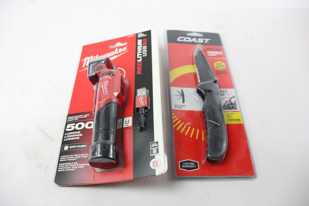 Cordless Power Cutter, Flood Light Kit And More 3 Pieces | Property Room