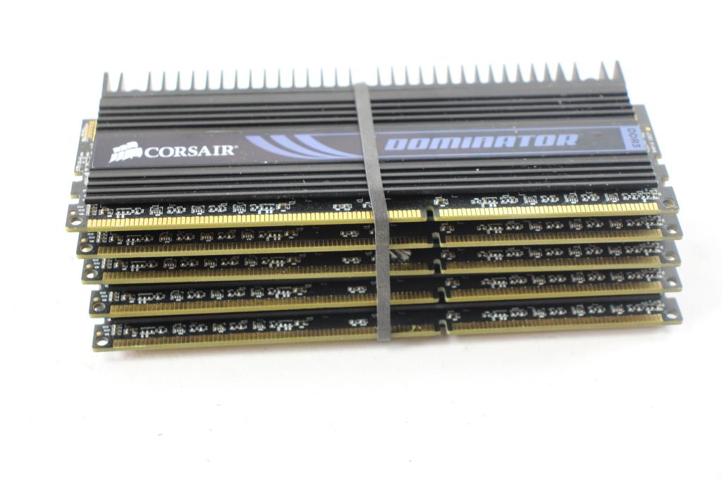 Corsair Dominator Memory Sticks, 5 Pieces, 6GB, TR3X6G1600C8D ...