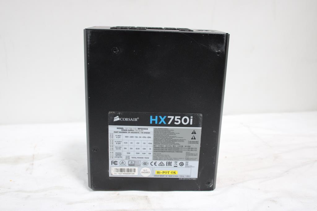 Corsair HX750i High-Performance ATX Power Supply | Property Room