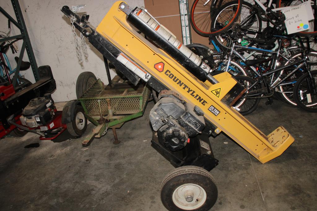 CountyLine-25 Ton Log Splitter With Kohler Engine | Property Room