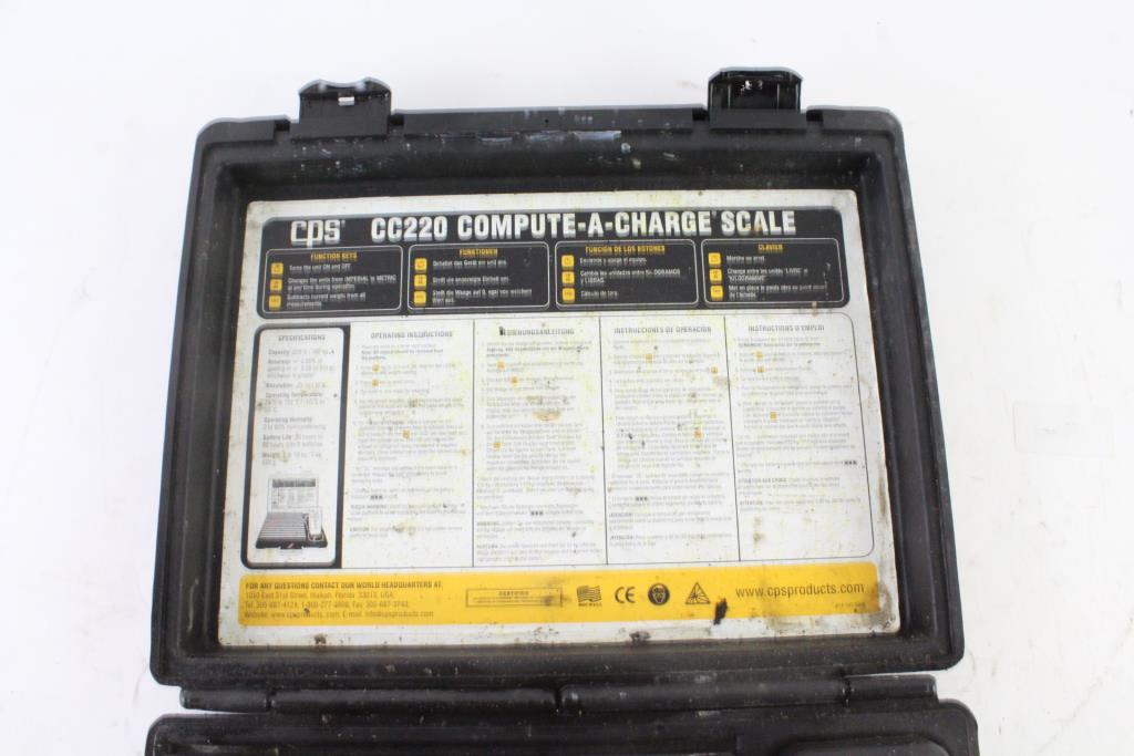 CPS Compute-A-Charge Scale | Property Room