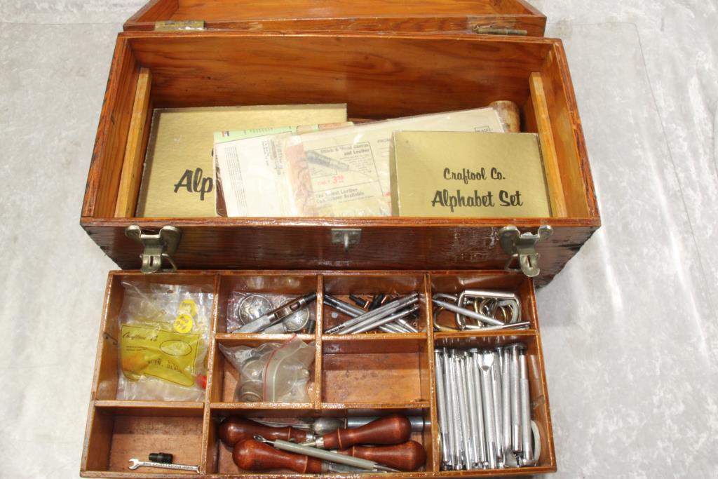 Craftool Stamp Works Steel Type Marking Products Marking Kit Wooden ...