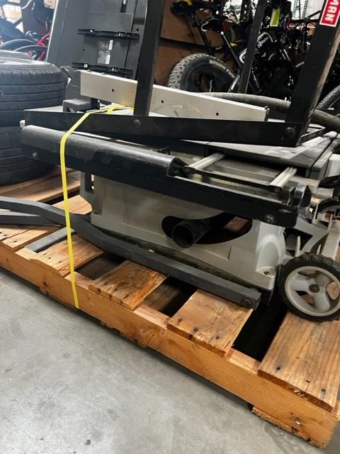 Craftsman 10 Inch Table Saw And Cement Mixer | Property Room