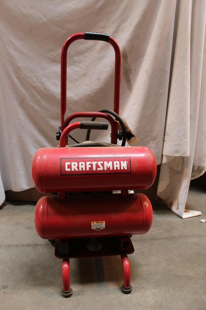 Craftsman 125 Psi 1 HP 4 Gal Air Compressor Property Room Craftsman 125 Psi 1 HP 4 Gal Air Compressor Property Room