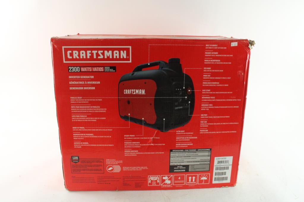 Craftsman 2300w Inverter Generator | Property Room
