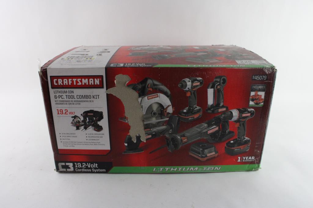 Craftsman 6-Piece Tool Combo Kit | Property Room