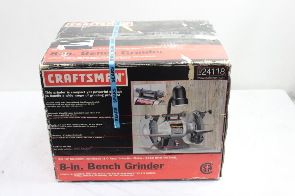 Craftsman, Bench Grinder 8-in. | Property Room