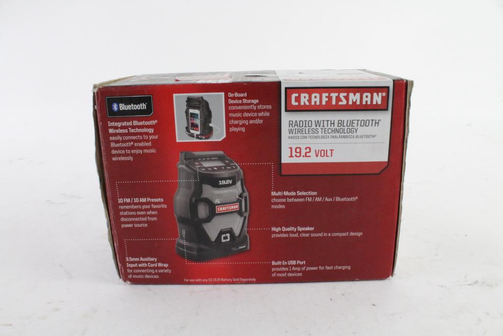 Craftsman Bluetooth Radio | Property Room
