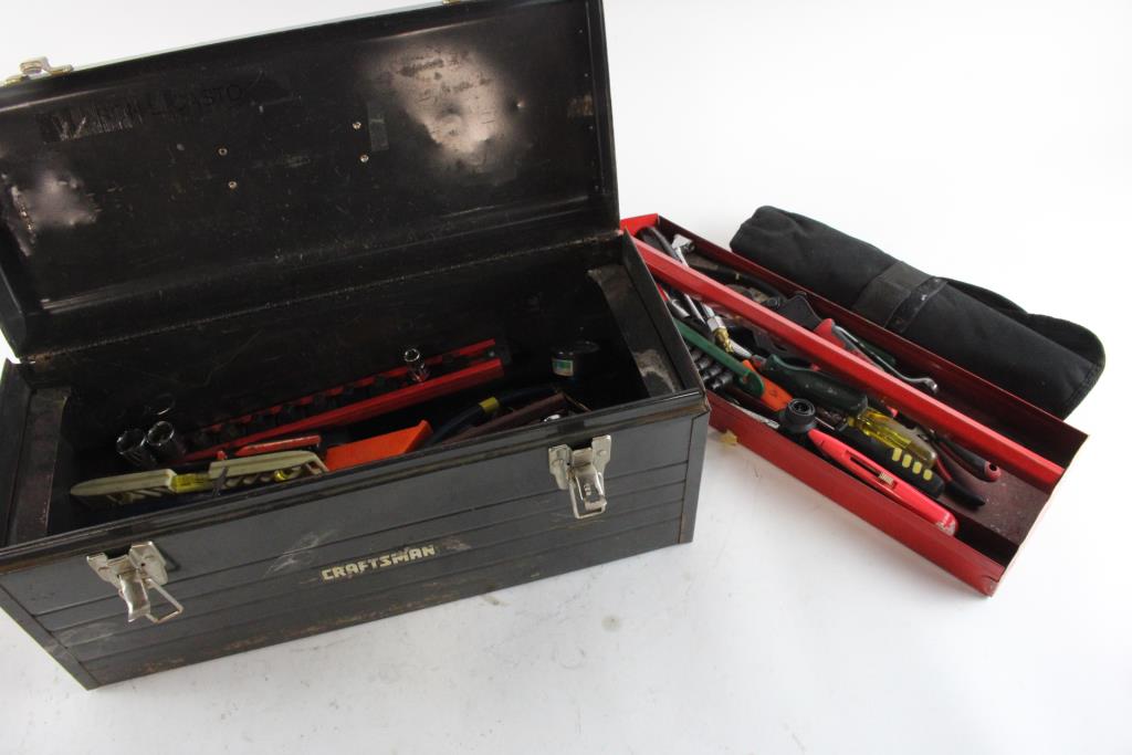 Craftsman Box With Assorted Tools And Accessories | Property Room