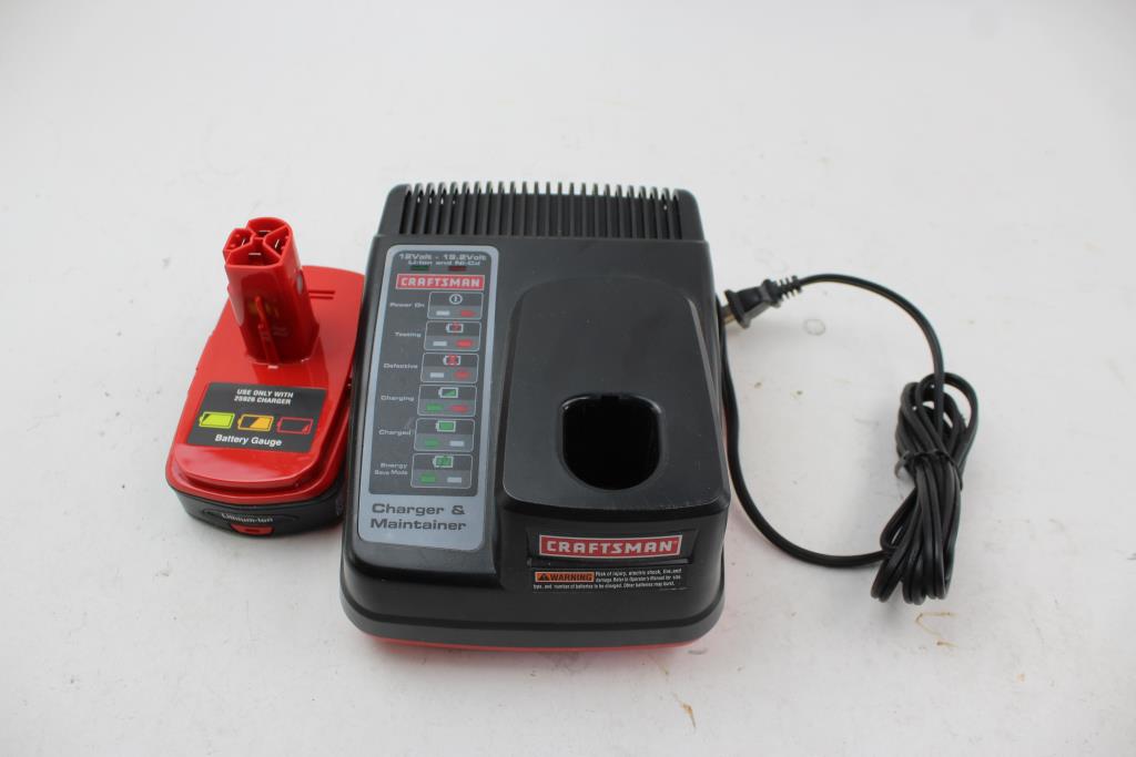 Craftsman Charger & Battery Pack; 2 Pieces | Property Room