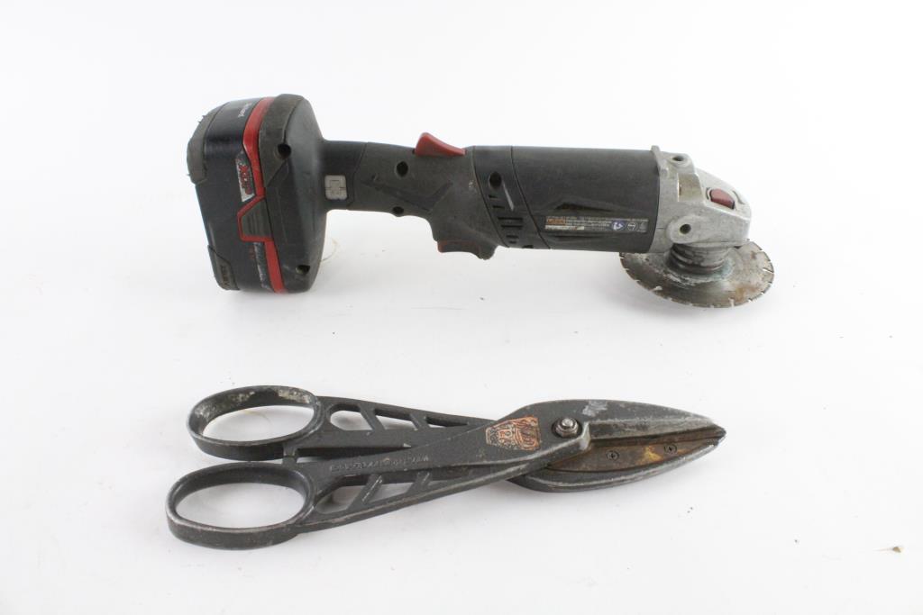 Craftsman Cordless Angle Grinder And More, 2 Pieces | Property Room