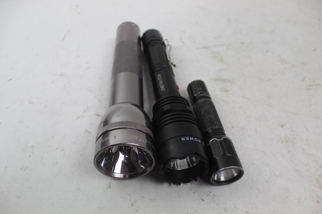Craftsman, Maglite, & More Assorted Flashlights; 5+ Pieces | Property Room