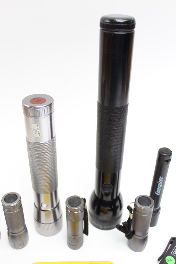 Craftsman, Maglite, & More Assorted Flashlights; 5+ Pieces | Property Room