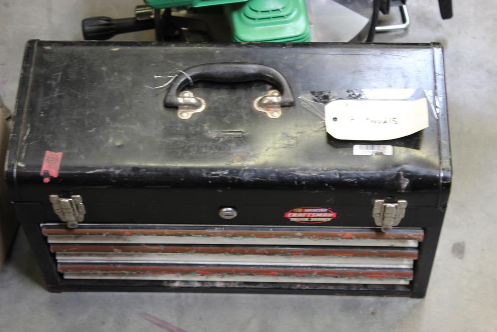 Craftsman Nascar Toolbox Filled With Various Hand Tools | Property Room