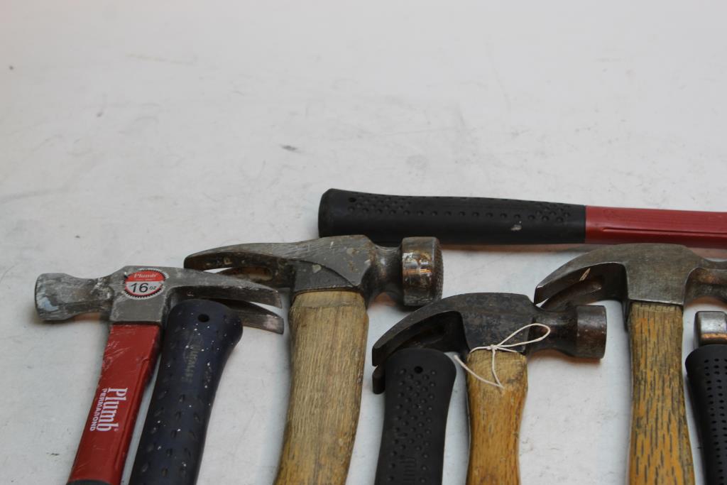 Craftsman, Plumb, Royal Craft+ More Assorted Hammers 10 Pieces ...