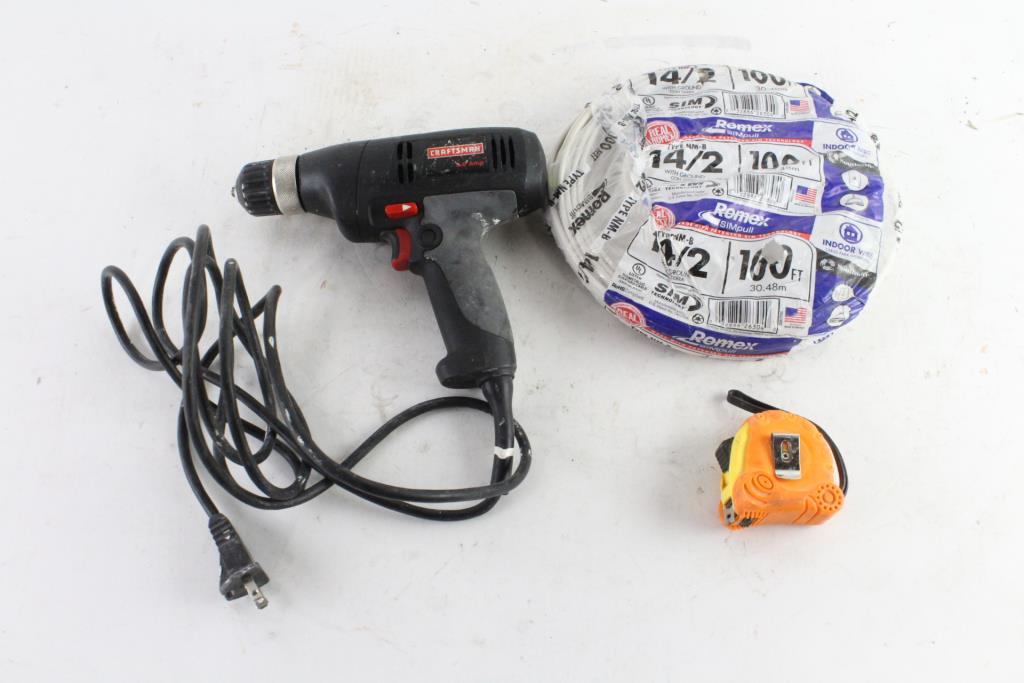 Craftsman Power Drill And More, 3 Pieces | Property Room