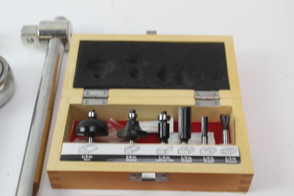 Craftsman Router Bit Set, Milwaukee Drill Bit Set, & More; 5+ Pieces ...