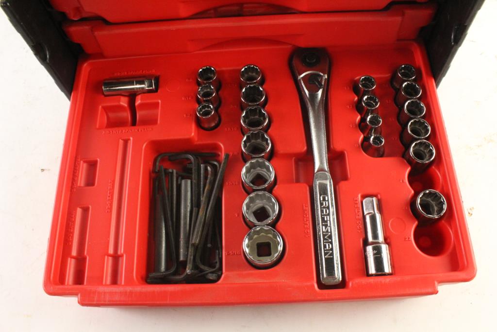 Craftsman Sockets, Screwdriver And More, 40+ Pieces | Property Room