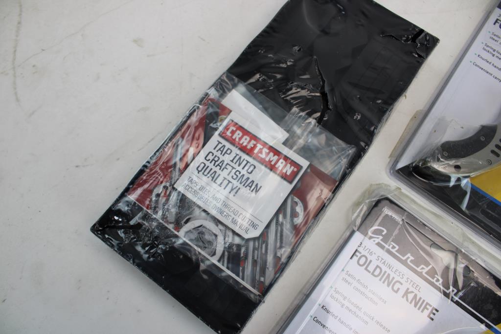 Craftsman Tap & Die Set, Craftsman Drill Out Power Extractors, & Gerber ...