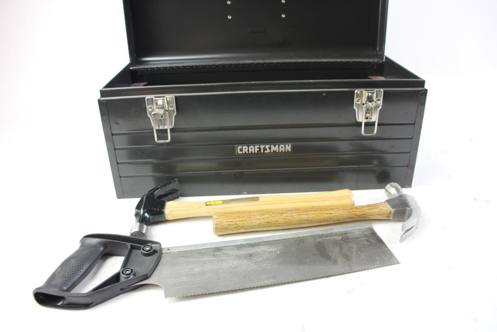 Craftsman Tool Box With Assorted Tools 15+ Pieces | Property Room