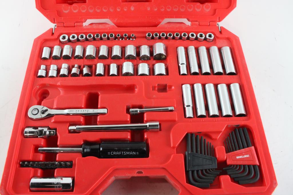 Craftsman Tool Box With Complete Hexagonal Bits Set And Keys | Property ...