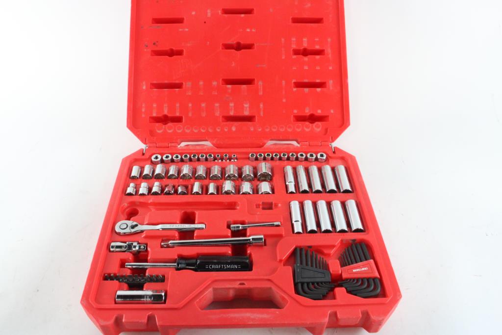 Craftsman Tool Box With Complete Hexagonal Bits Set And Keys | Property ...