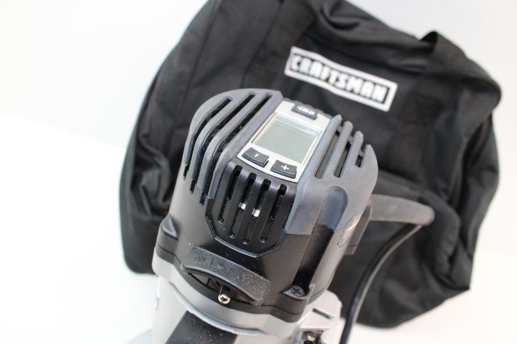 Craftsman Variable Speed Plunge Base Router With Interactive Digital ...