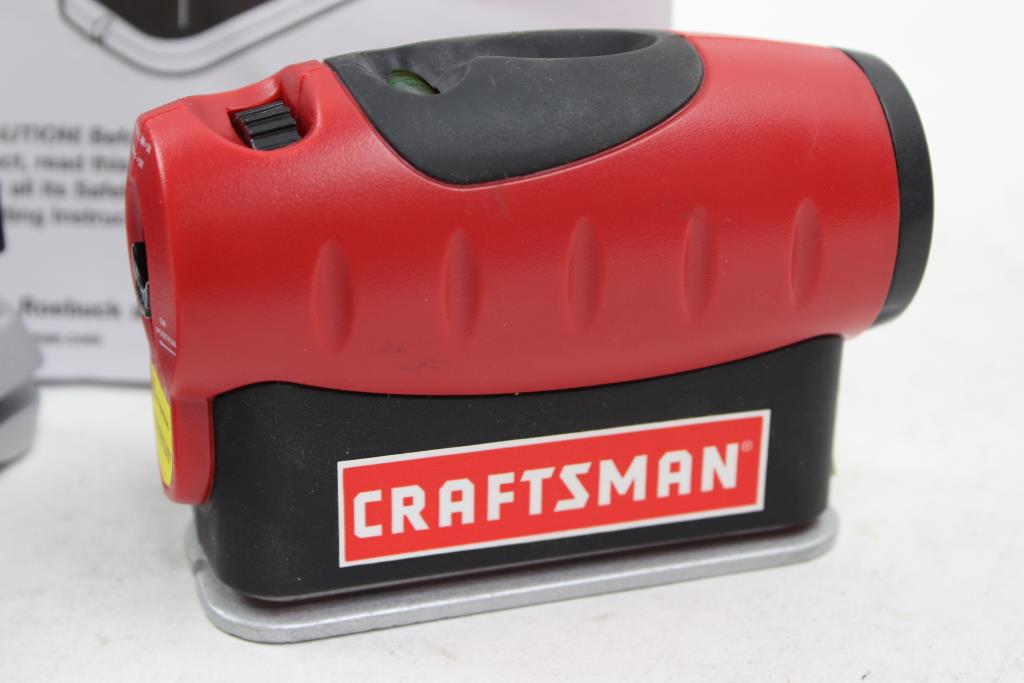 Craftsmans 90 Degree Scrolling Laser Level With Laser Trac | Property Room