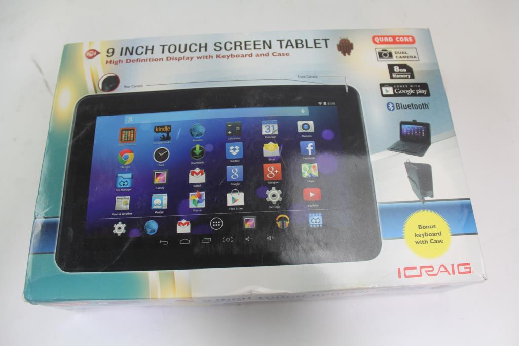 Craig CMP773-BUN 9 Inch Tablet With Keyboard And Case | Property Room