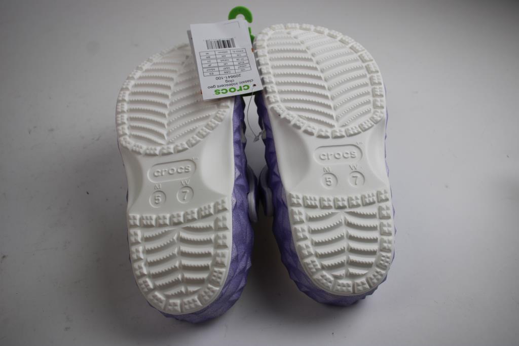 Crocs Classic Iridescent Geo Clogs, Size M4/W6 | Property Room