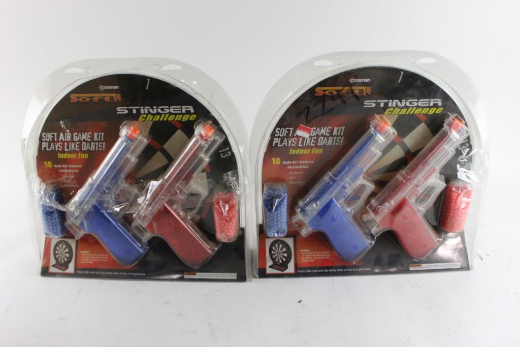 Crosman Soft Air Stinger Challenge Game Kits, 2 Pieces | Property Room